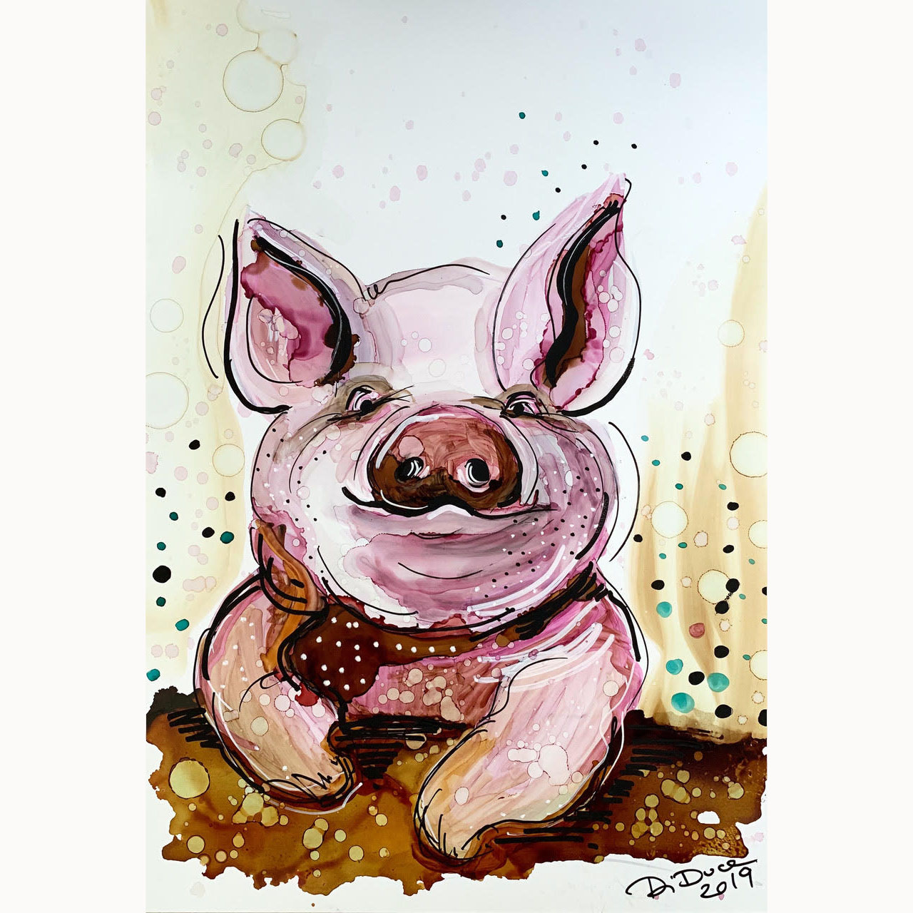 Smug Pig - Artist Gift Gallery