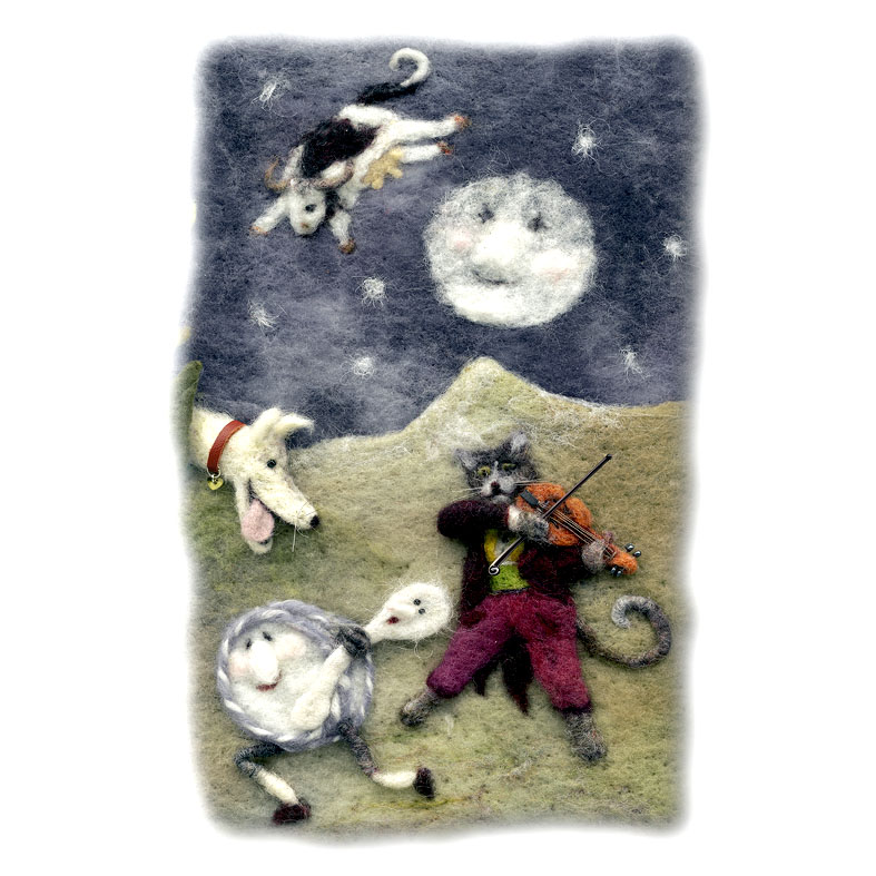 Hi Diddle Diddle Greeting Card - Artist Gift Gallery